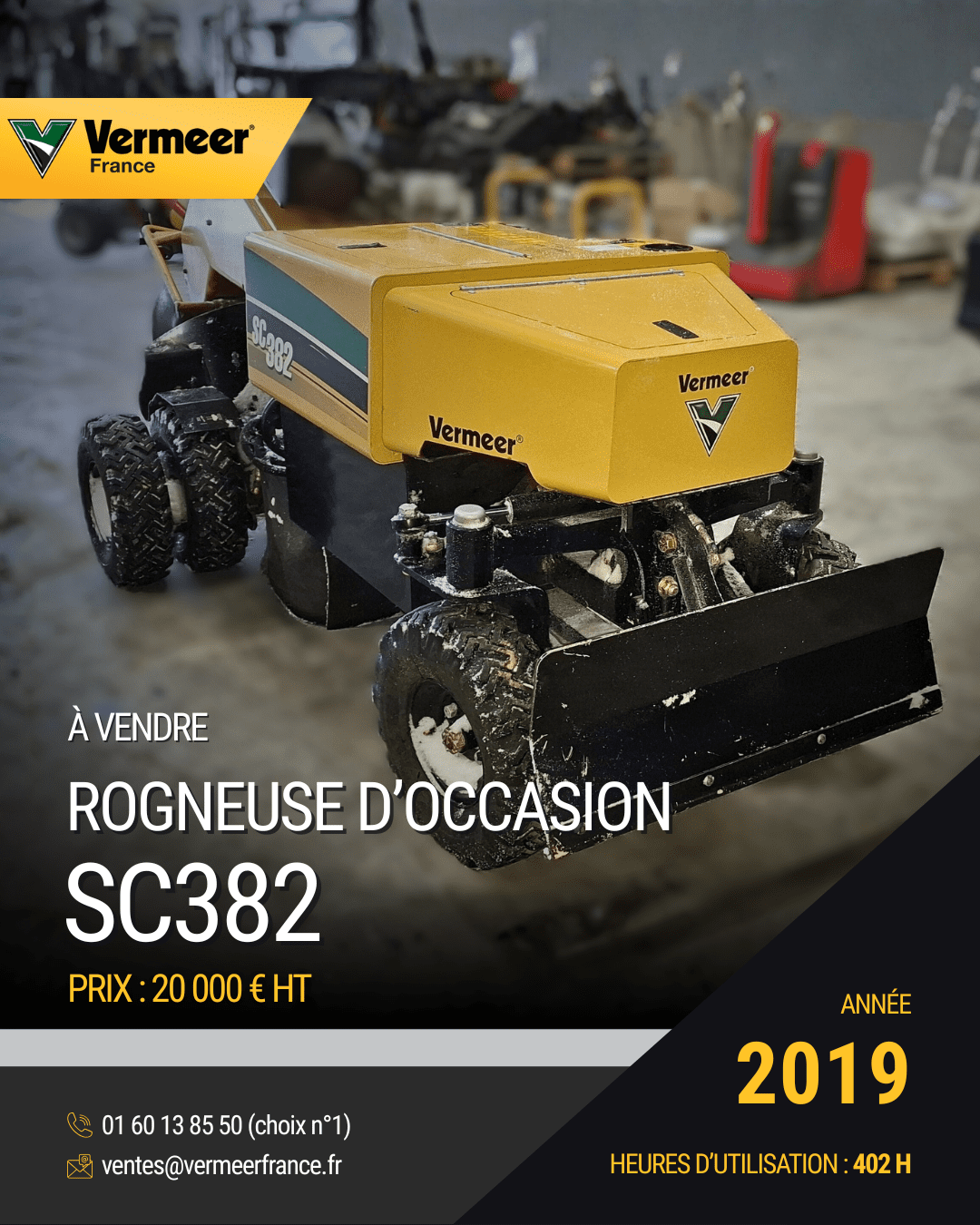 Machines d'occasion Vermeer